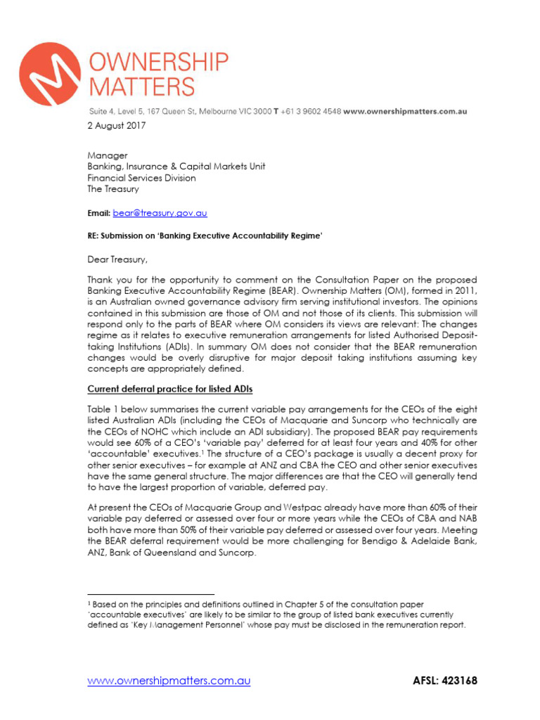 C2017 T212306 Ownership Matters | PDF | Incentive | Deferral