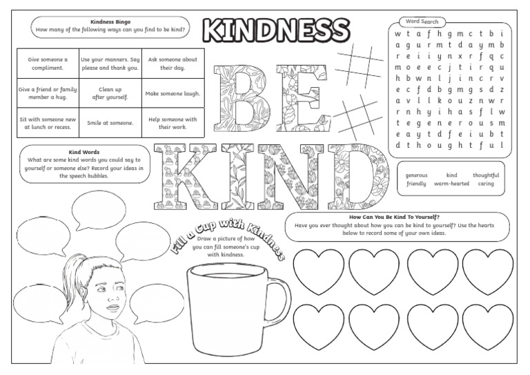 Au T 1664319088 Years 3 4 Kindness Activity Mat Ver 1 | PDF