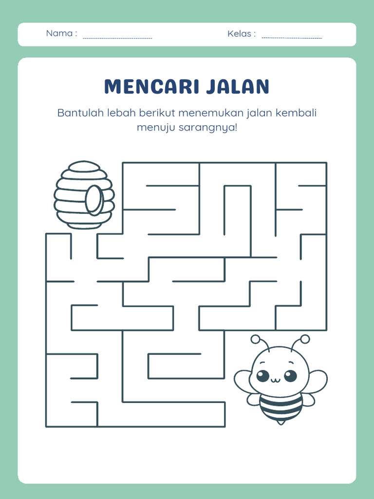 Aktivitas Edukasi Mencari Jalan Anak | PDF