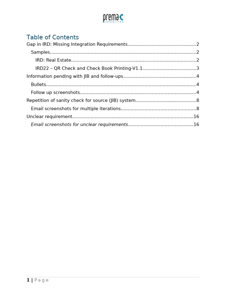 IRD Gaps Issues and FollowUps | PDF | Computing | Computer Programming