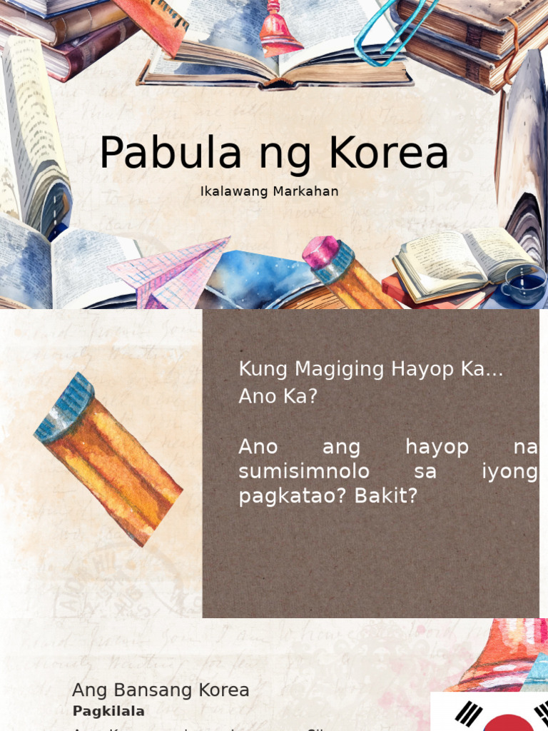 Pabula NG Korea | PDF
