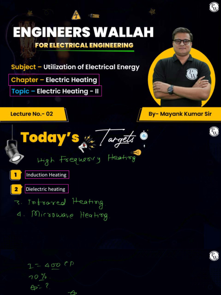 Electric Heating 02 - Class Notes | PDF