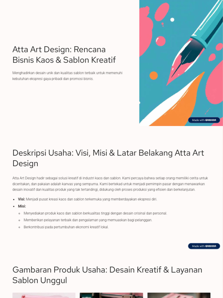 contoh proposal bisnis | PDF