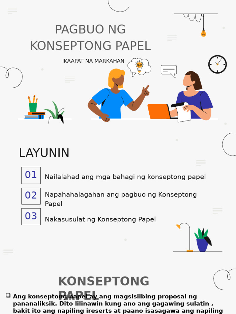 Pagbuo NG Konseptong Papel 1 | PDF