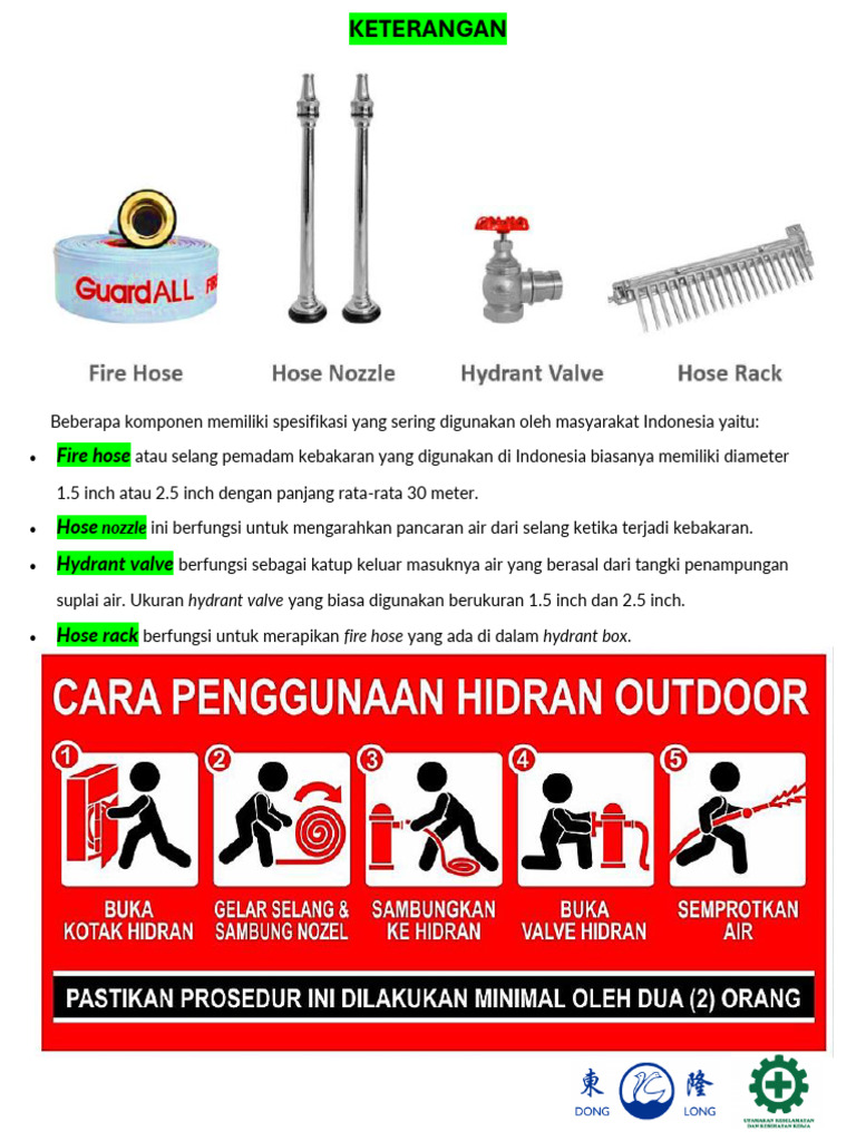 Tata Cara Penggunaan Hydrant | PDF