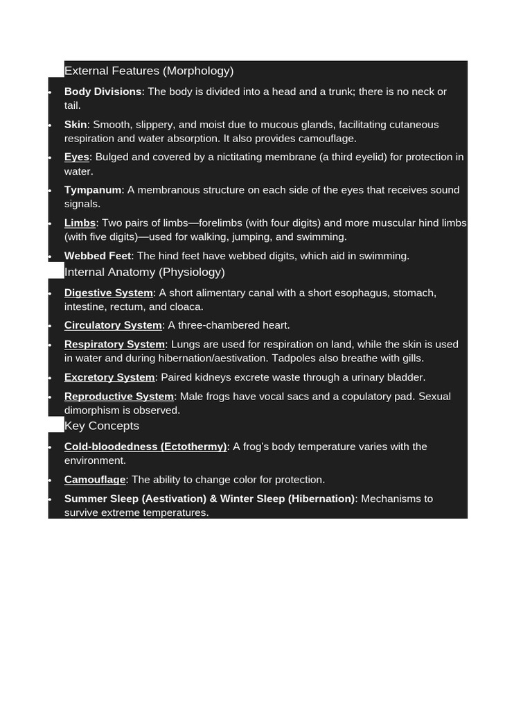External Features | PDF