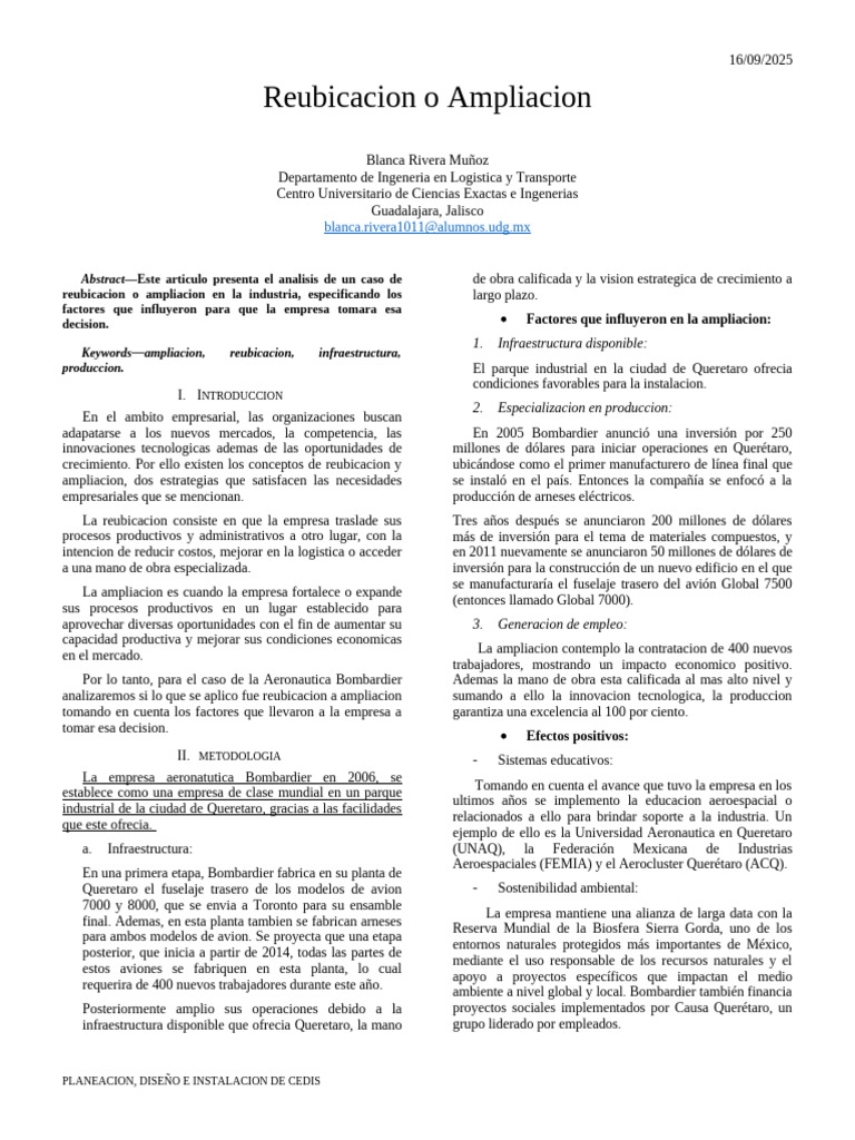 2.1 CEDIS Ampliacion | PDF | Aeroespacial | Logística