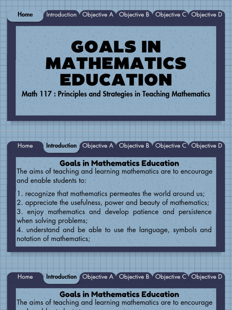 Aims of Teaching Mathematics | PDF | Mathematics | Geometry