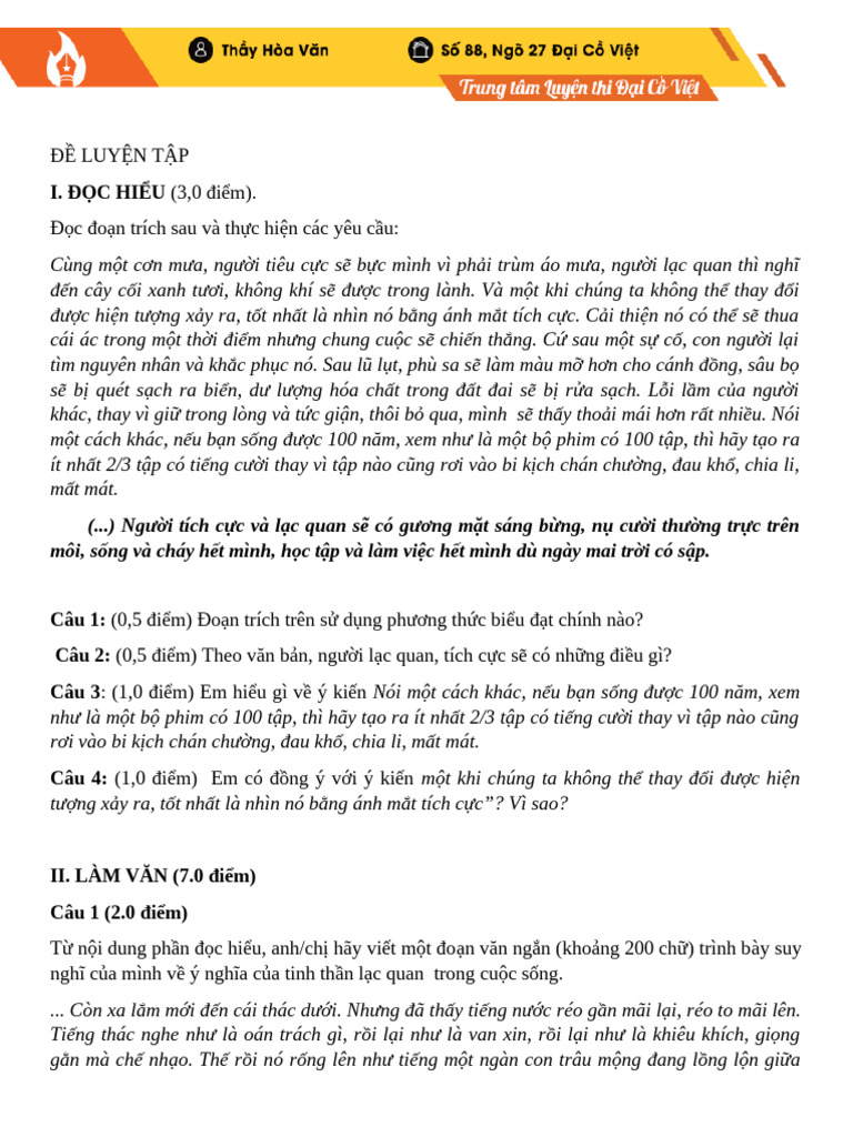 Bài-test-tuần-1-lớp-12 bản in | PDF