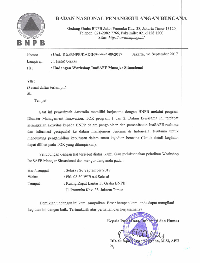 Inasafe 26 Sept 2017 | PDF