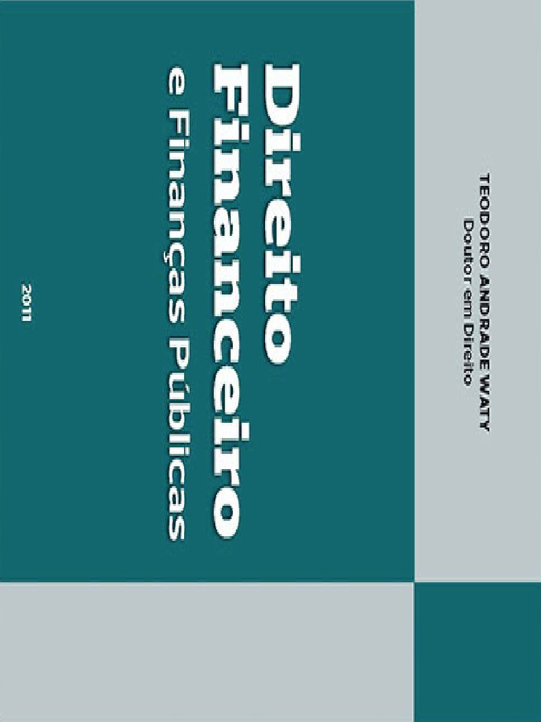 Teodoro Andrade Waty - Direito Financeiro - Finanças Públicas | PDF