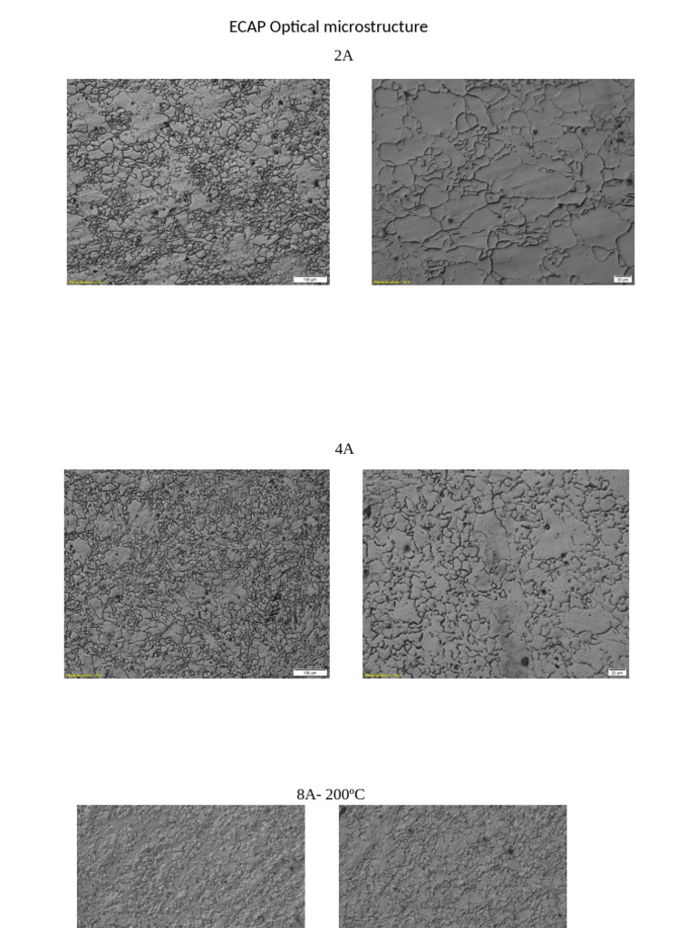 ECAP Optical Microstructure | PDF