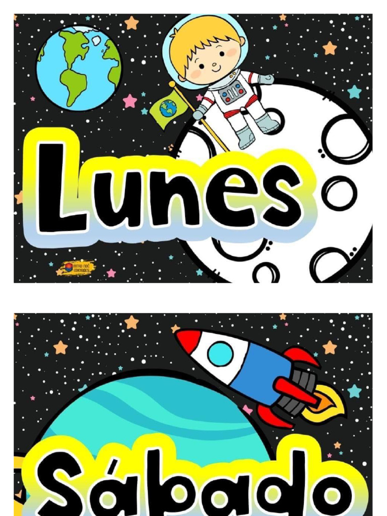 Dias de La Semana Espacio | PDF