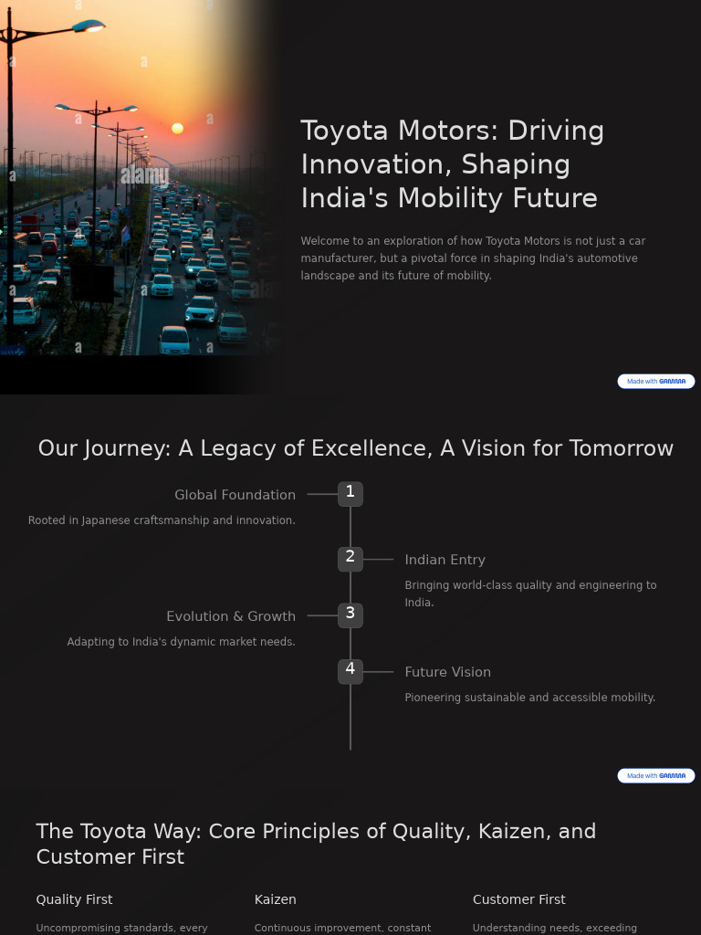 Toyota's Impact on India's Mobility Future | PDF | Toyota | Sustainability