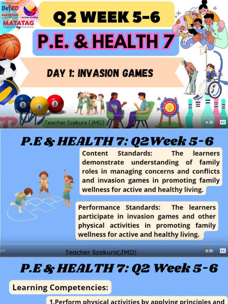 PE and Health 7 Quarter 2 Week 5-6 Matatag Curriculum | PDF