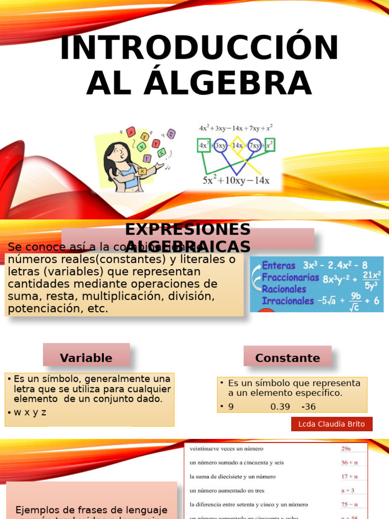 Introduccion Al Algebra | PDF | Factorización | División (Matemáticas)