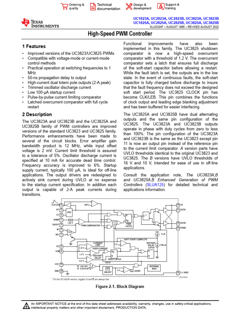 High-Speed PWM Controller Overview | PDF | Electronic Oscillator ...