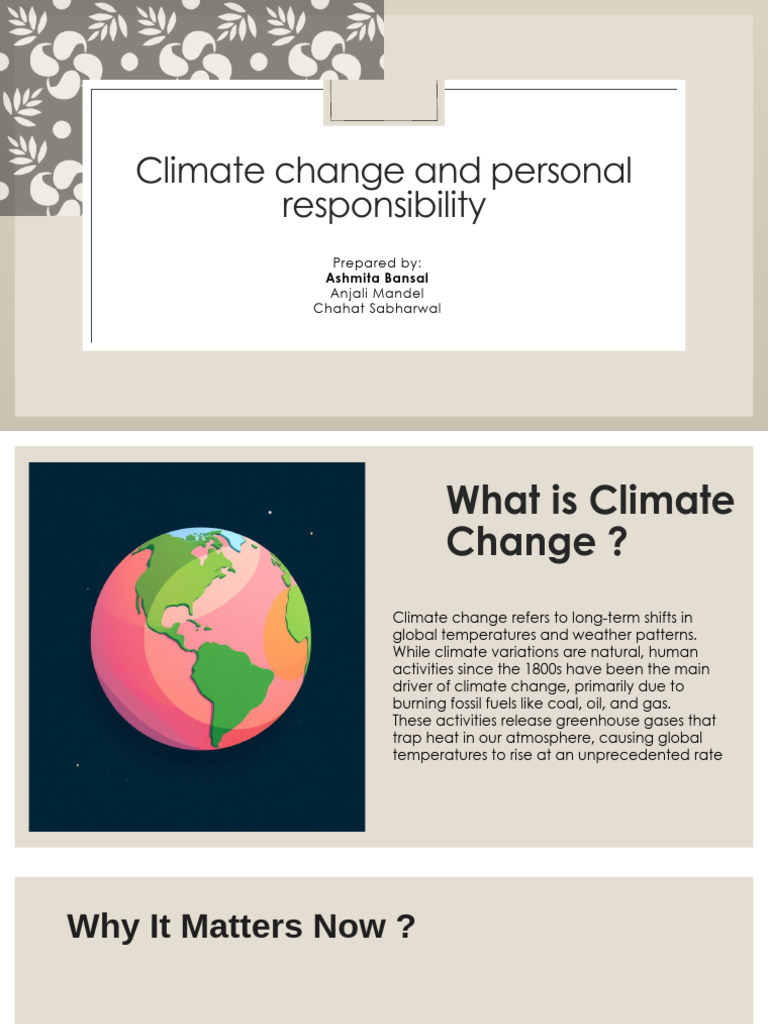 Climate Change and Personal Responsibility - PPTX - 20250924 - 103502 ...