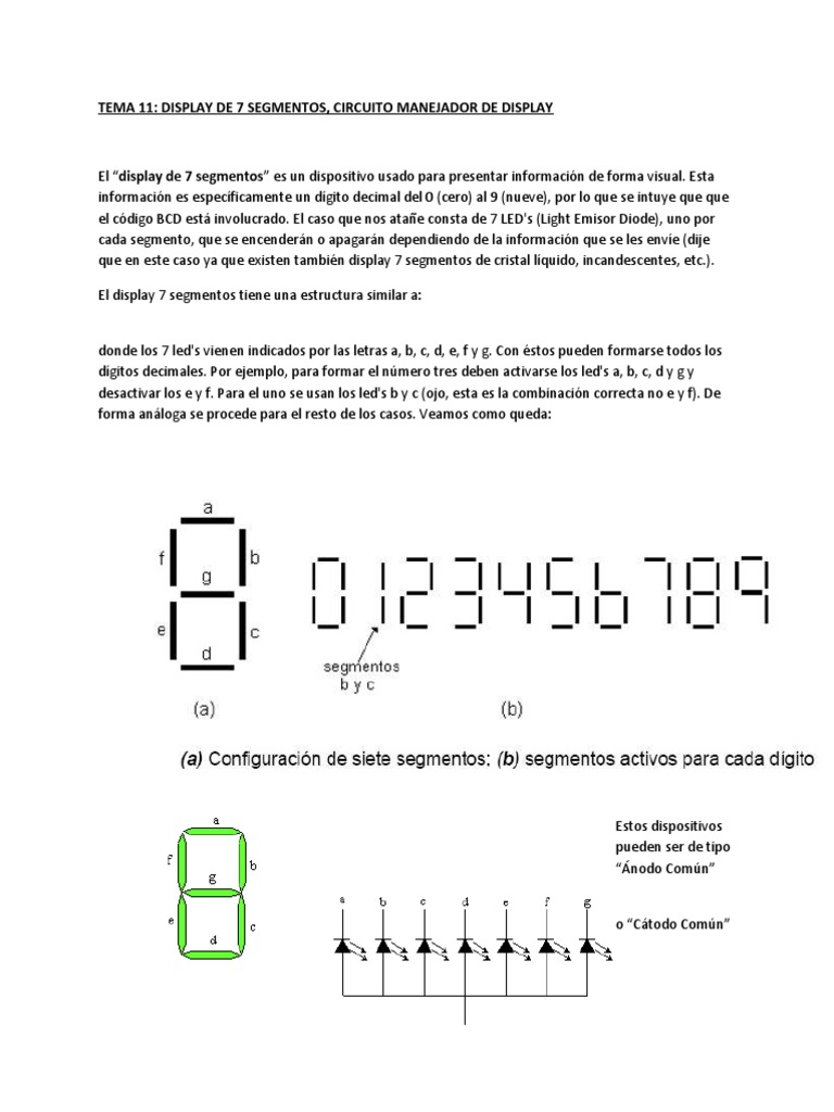 BCD A 7 Segmentos | PDF