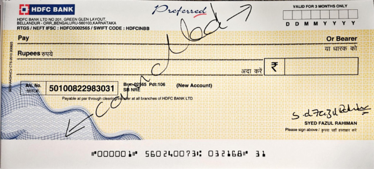 Cancelled Check | PDF