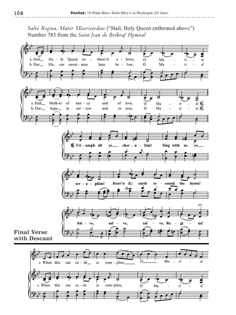Hail Holy Queen | PDF