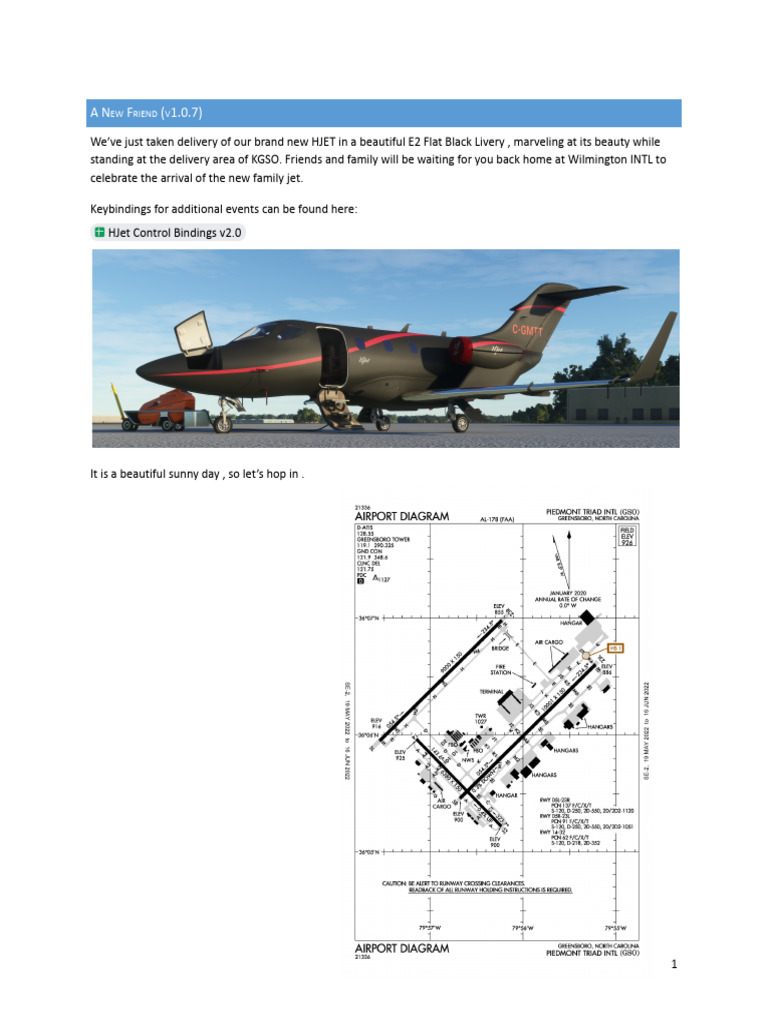 HJET Flight Tutorial and Setup Guide | PDF | Aviation | Aircraft