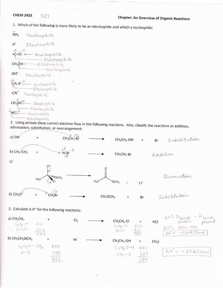 McMurray Organic Chemistry 7th Edition Chapter 6 Solutions | PDF