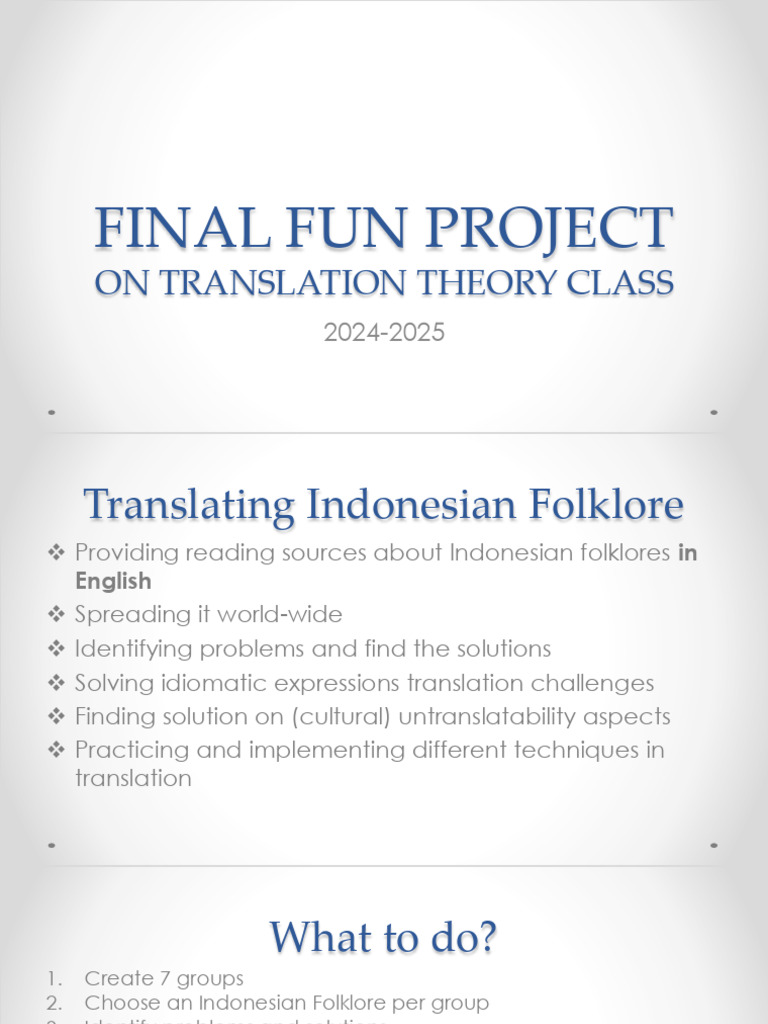 Final Fun Project | PDF
