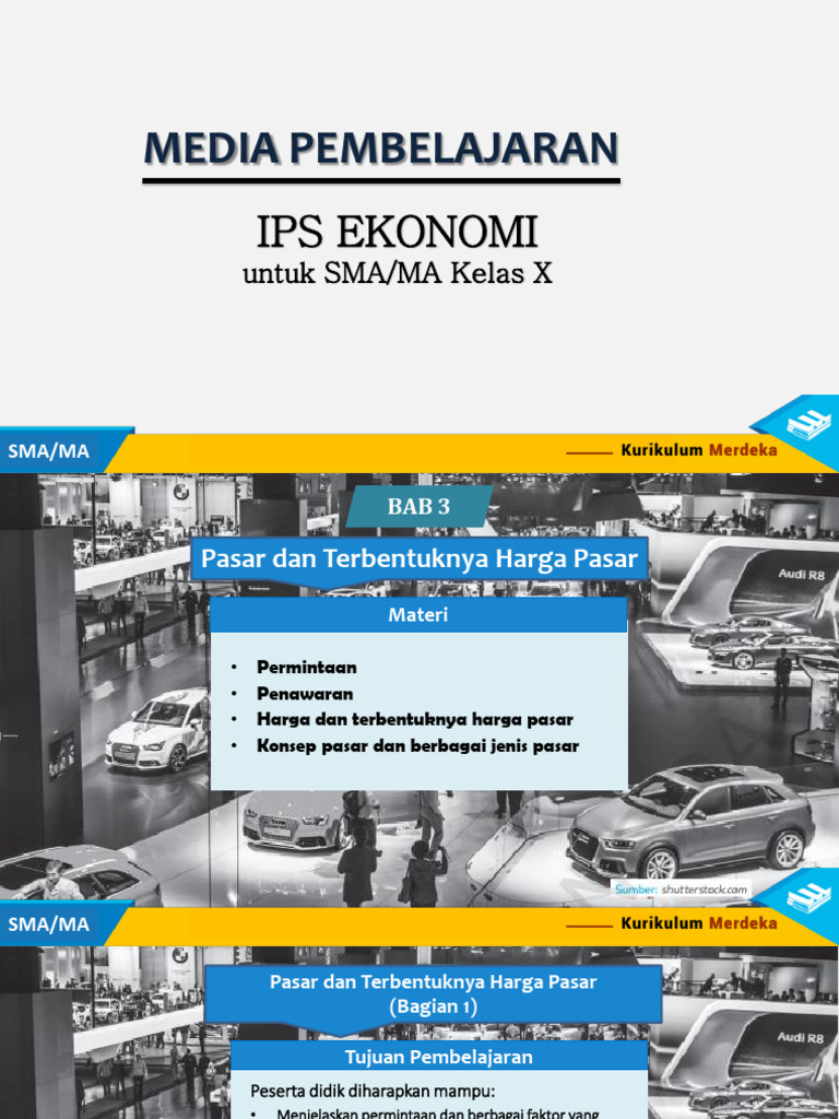 IPS EKONOMI BAB 3 (Bag 1) Permintaan Dan Penawaran | PDF
