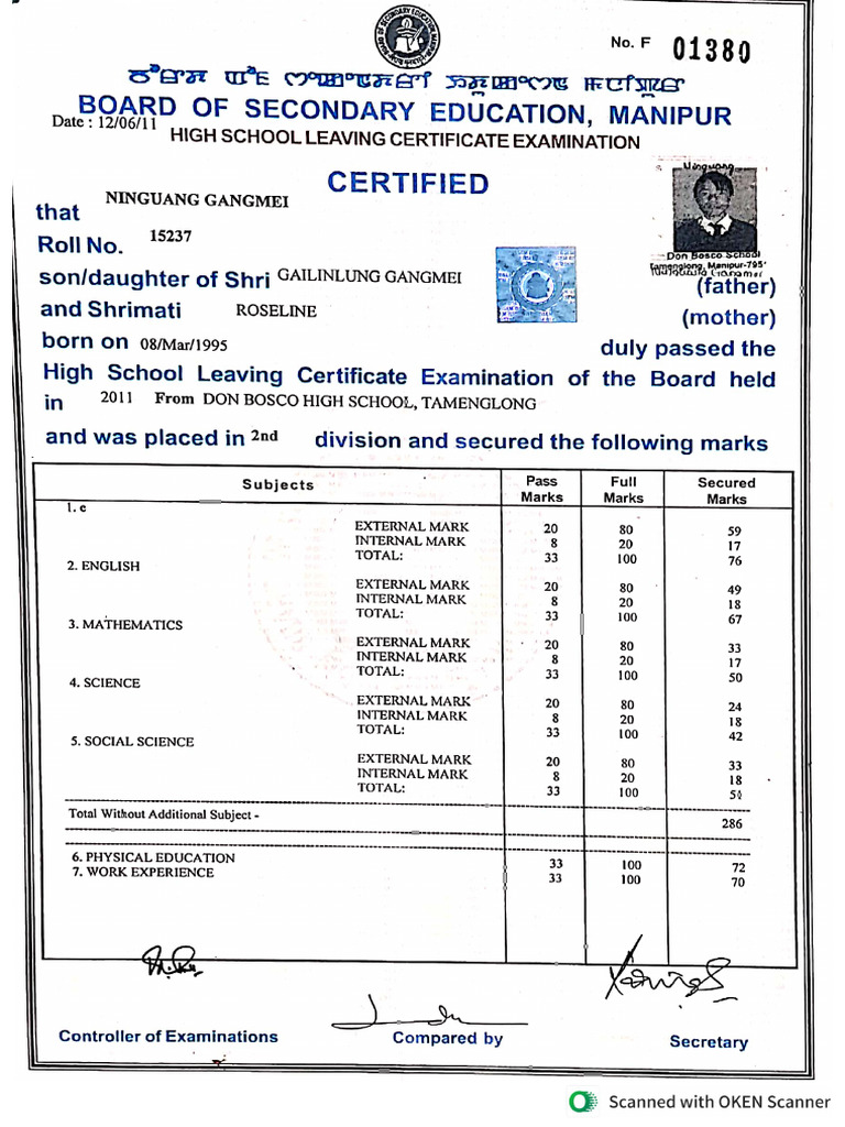 Board Certificate | PDF