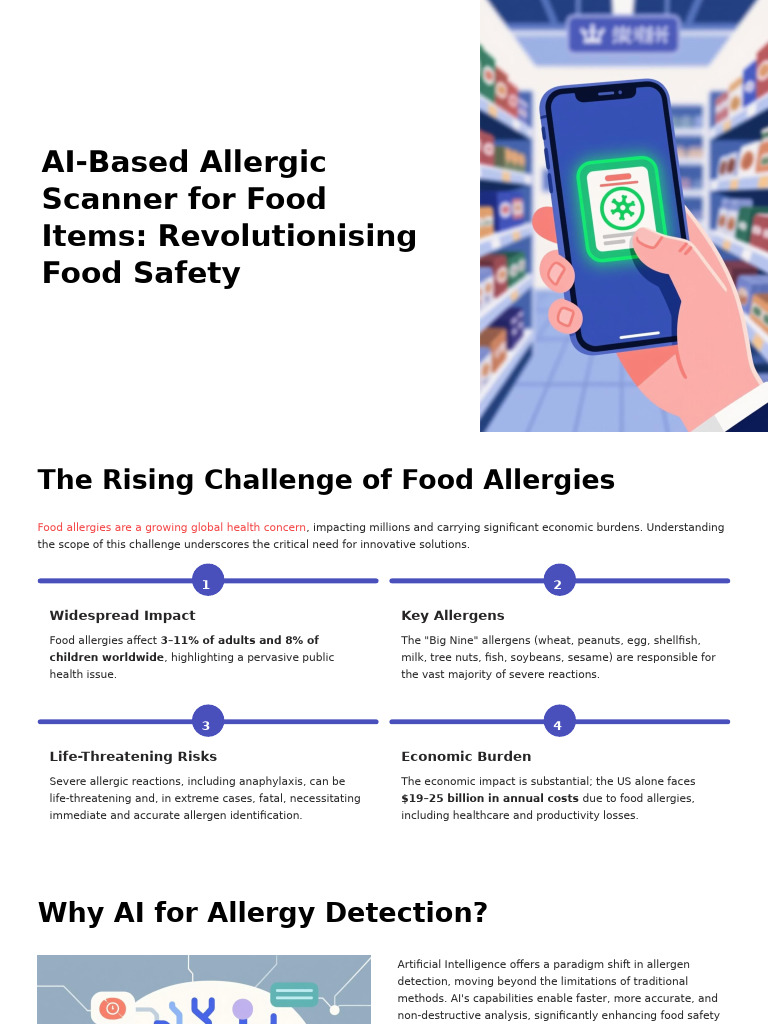 AI Based Allergic Scanner For Food Items Revolutionising Food Safety ...