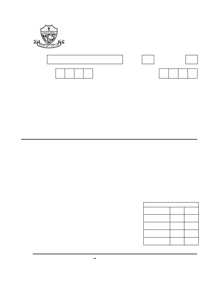 2024 Plmgss Sec 4e5n Prelim Paper 2 Question Paper | PDF