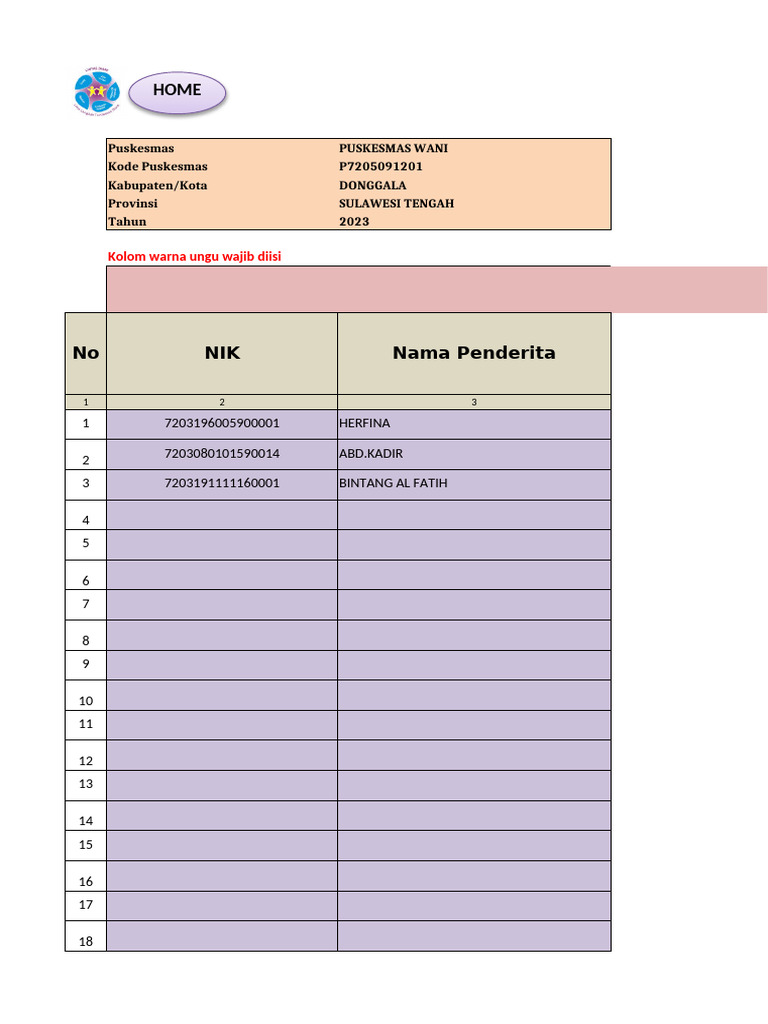 RR Diare Puskesmas (2023) Wani | PDF