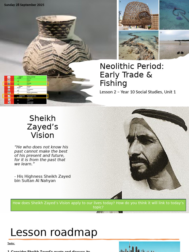 UAE Social Studies - Lesson 2 - Neolithic Period - Early Trade and ...