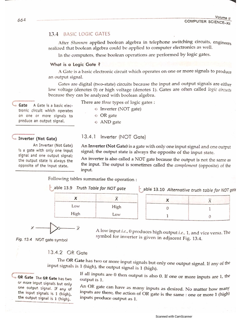 2.basic Logic Gates | PDF