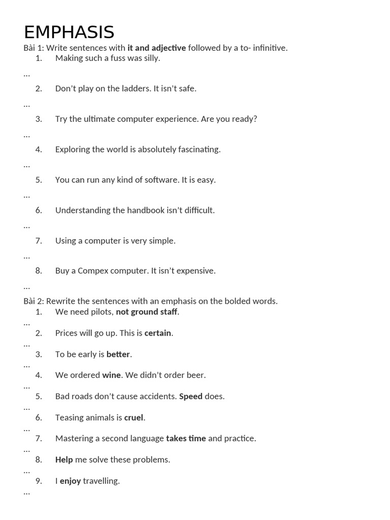 Emphasis | PDF