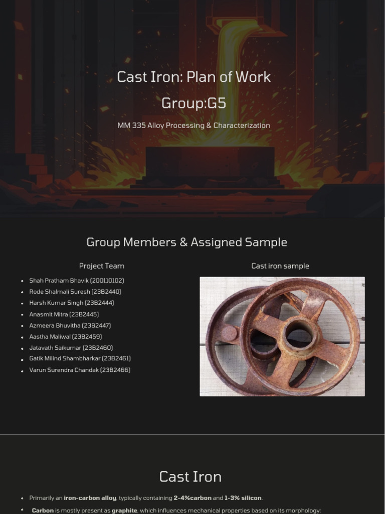 Cast Iron Plan of Work PDF | PDF | Cast Iron | Iron