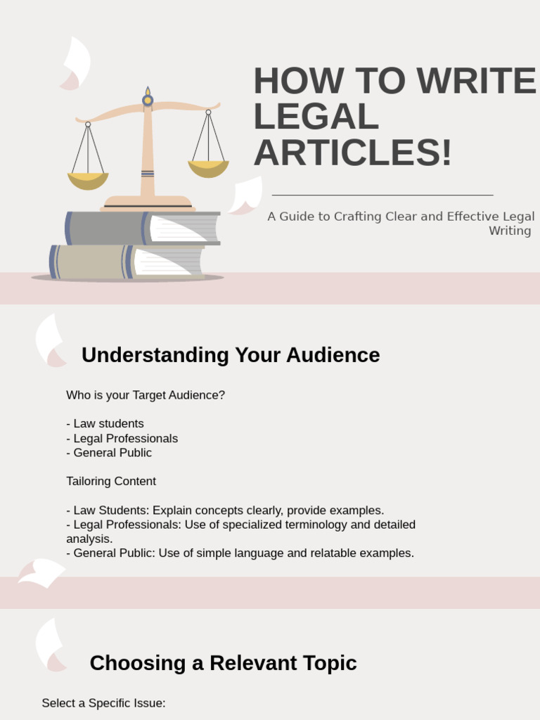 Record of Law-How To Write Legal Articles! | PDF | Abstract (Summary ...