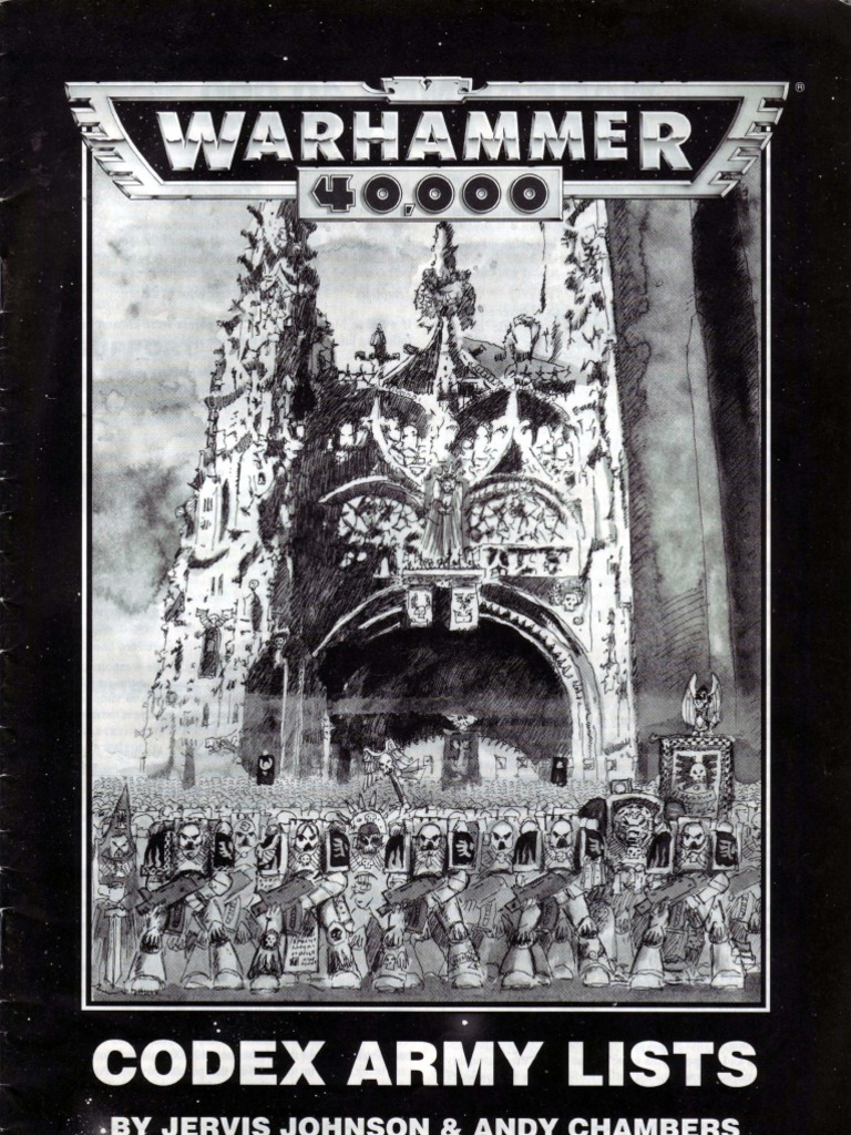 Warhammer 40,000 - Codex Army Lists (1993) | PDF | Campaign Settings | Fantasy Games