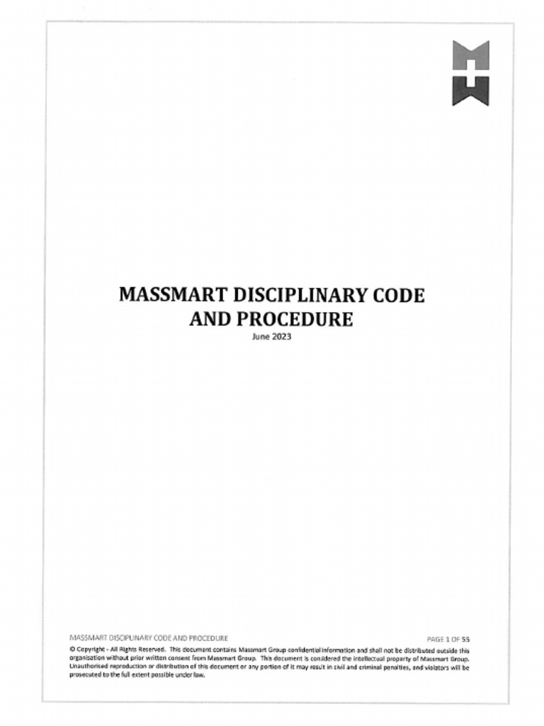 Disciplinary Code | PDF
