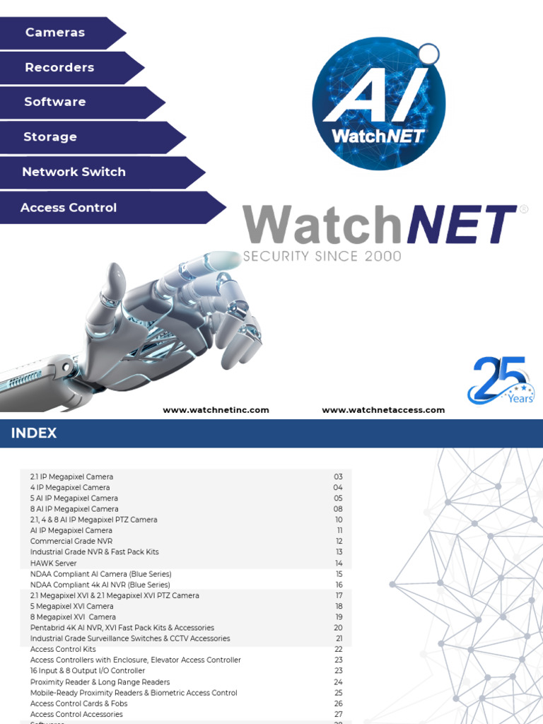 WatchNet CCTV Solution Cheat-Sheet-2024 | PDF | Pixel | Camera