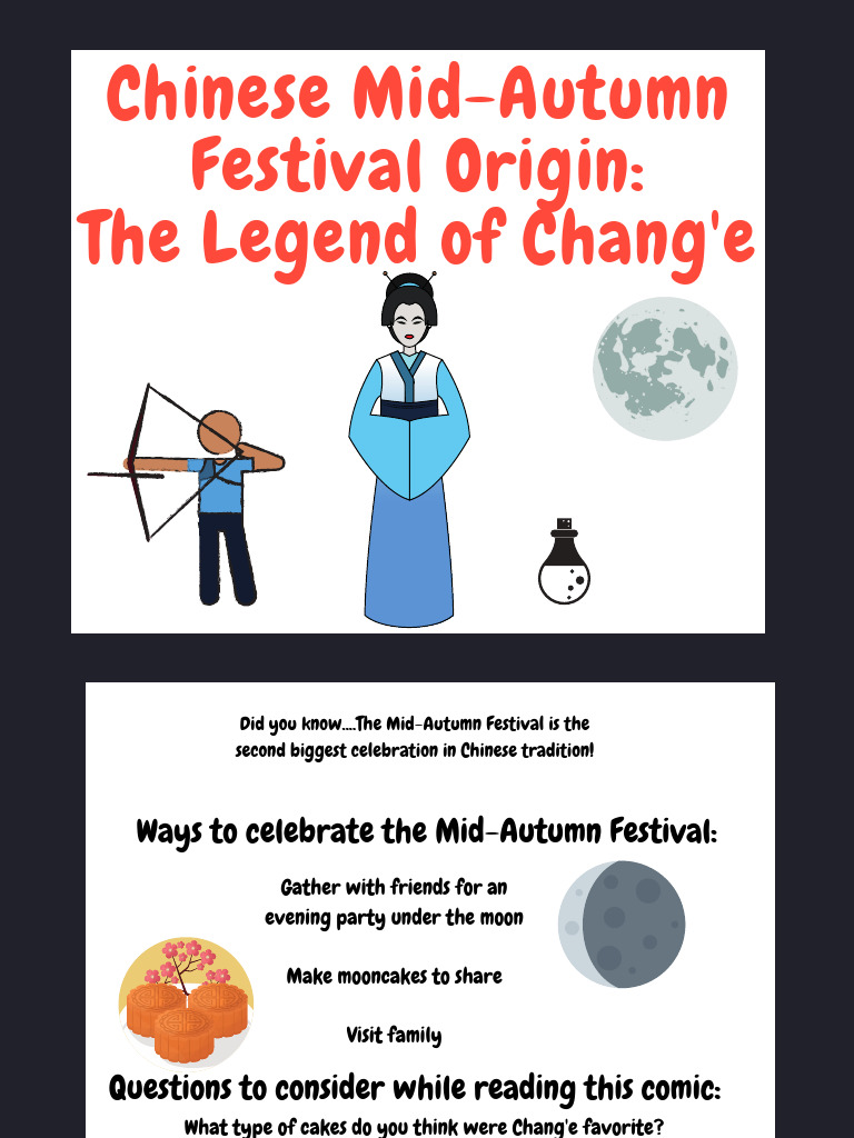 The Legend of Chang'e and the Moon Festival | PDF