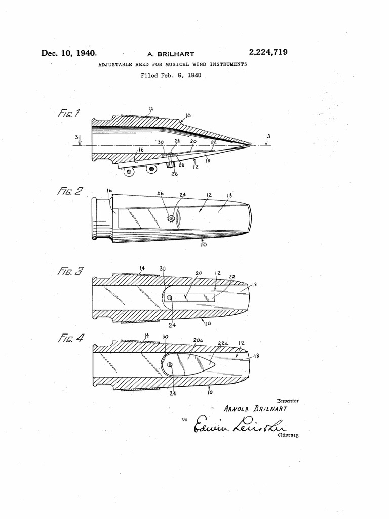 Adjustable Reed For Musical Wind | PDF