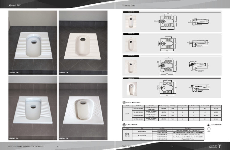 Sanitary Ware General Catalog (Dragged) | PDF | Manufactured Goods ...