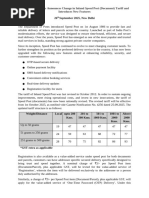 Speed Post Charges and Discounts 2025 | PDF | Economies