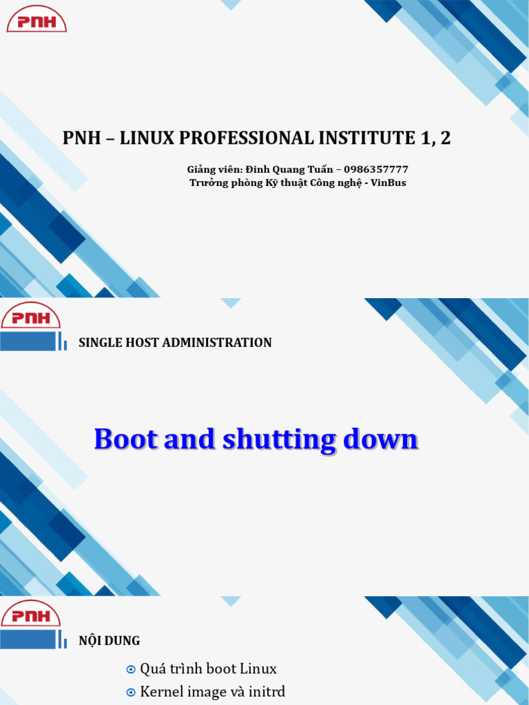 TOPIC 3 - SLIDE - Boot and Shutting Down | PDF