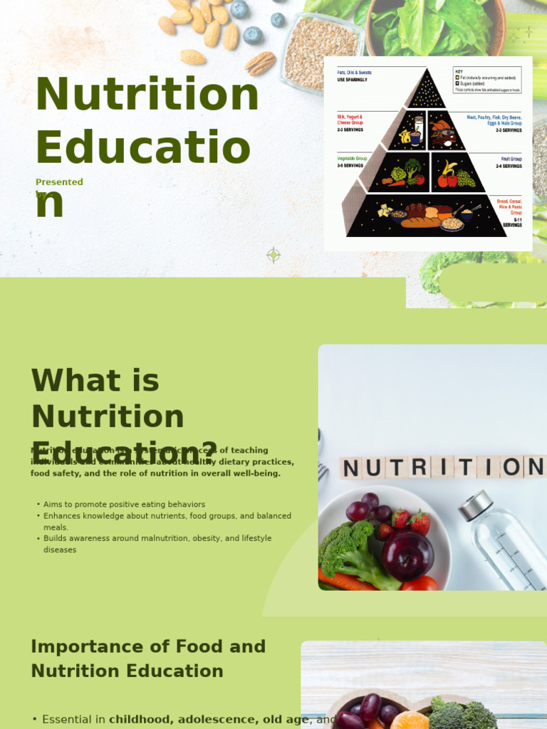 Essential Guide to Nutrition Education | PDF