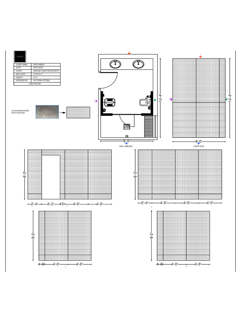 Master Bath Floor Plan Details | PDF