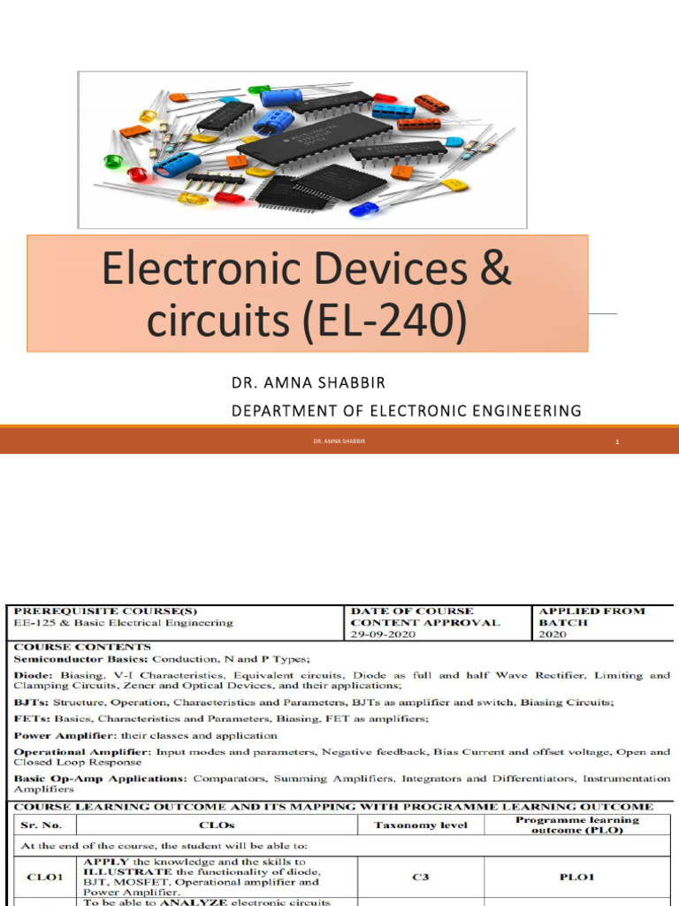 WK 1 | PDF | P–N Junction | Rectifier