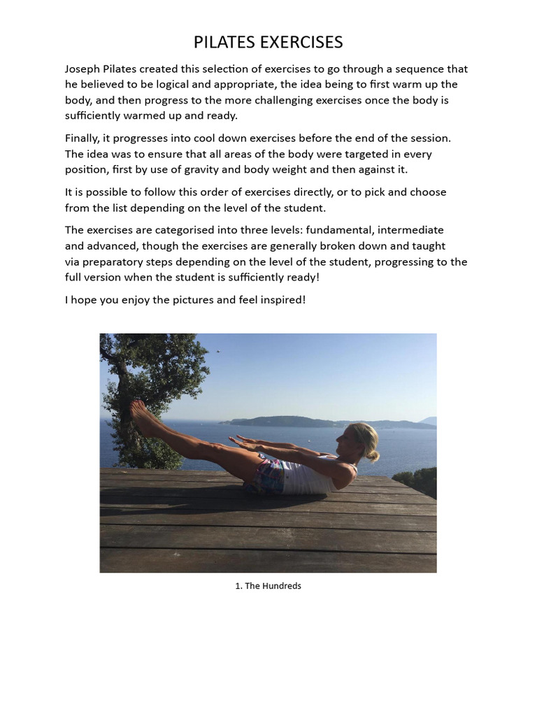 Pilates Exercises 34 | PDF